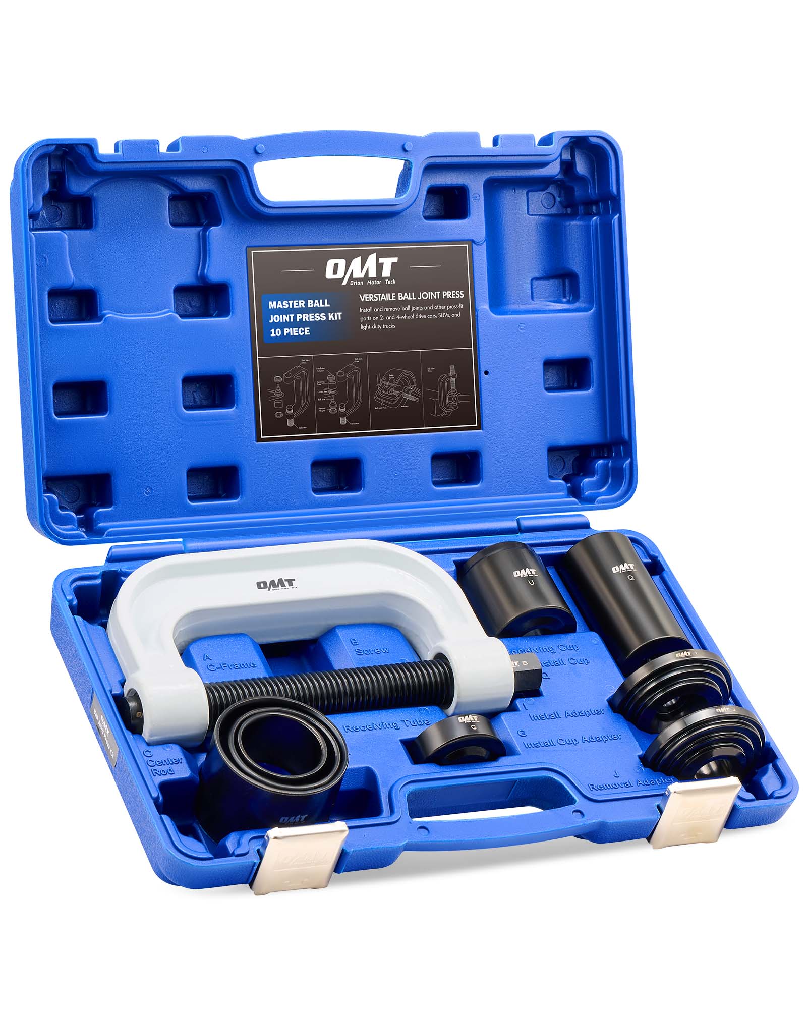 Ball Joint Press Kit, Heavy Duty Ball Joint Tool with 4x4 Adapters, Ba ...