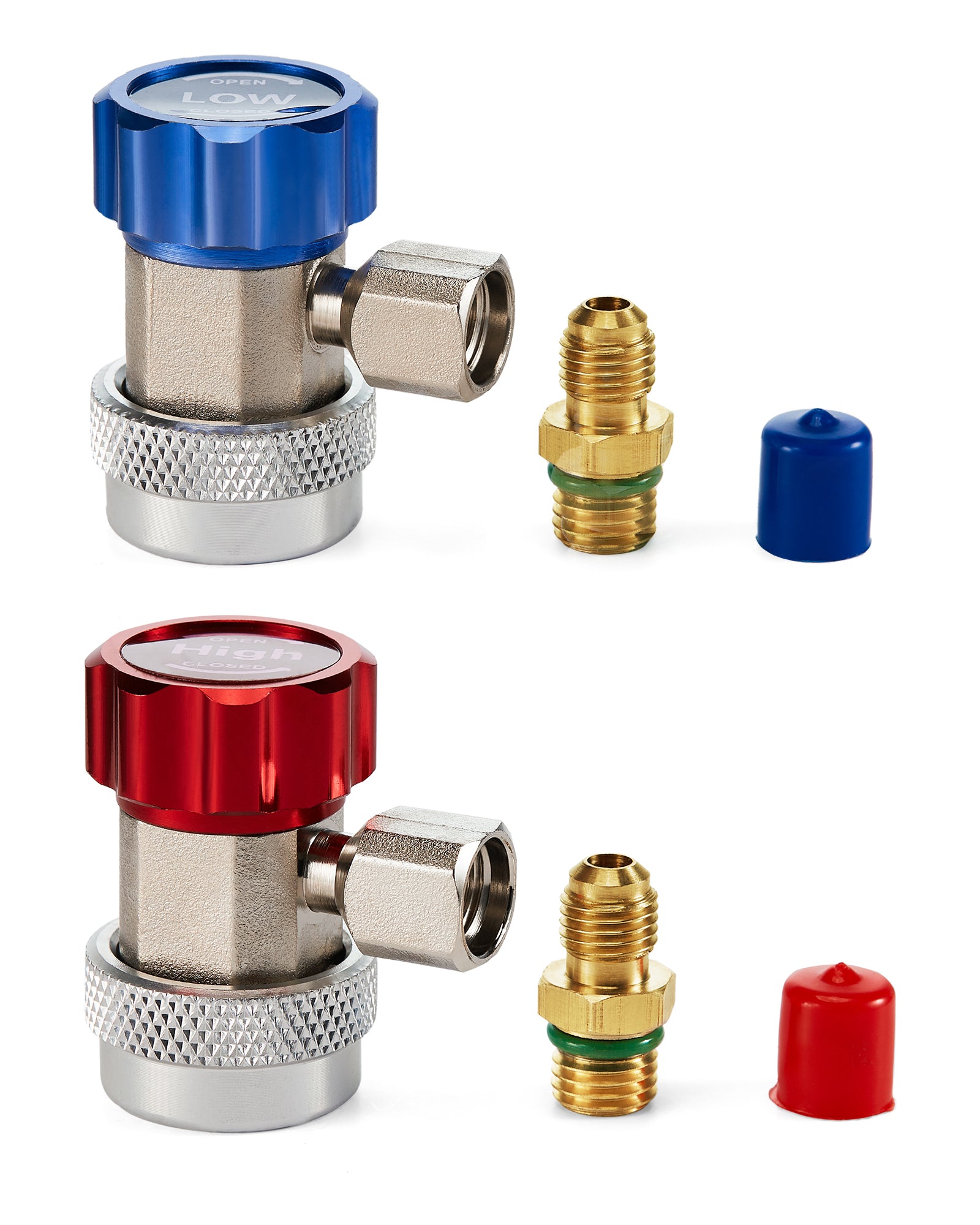 R134a Quick Coupler Adapters, R134a Manifold Gauge Adapters and Hose F ...