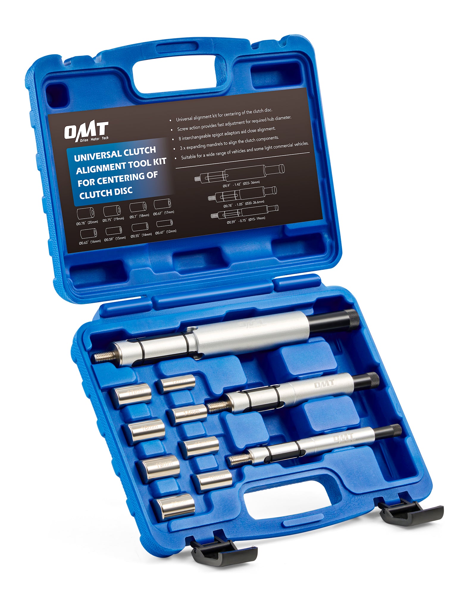 Heavy Duty Bearing Splitter Tool Kit with Blue Case - OMT – OrionMotorTech