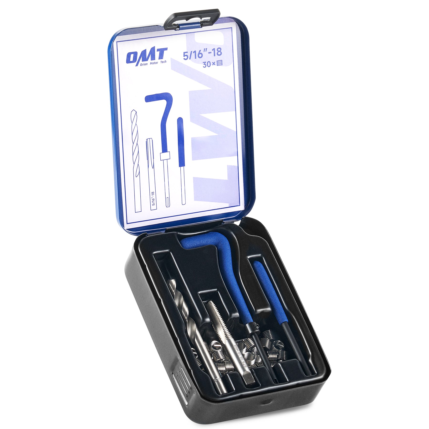 48 Piece Universal Rethreading Kit Thread Restorer Tool Set - OMT ...