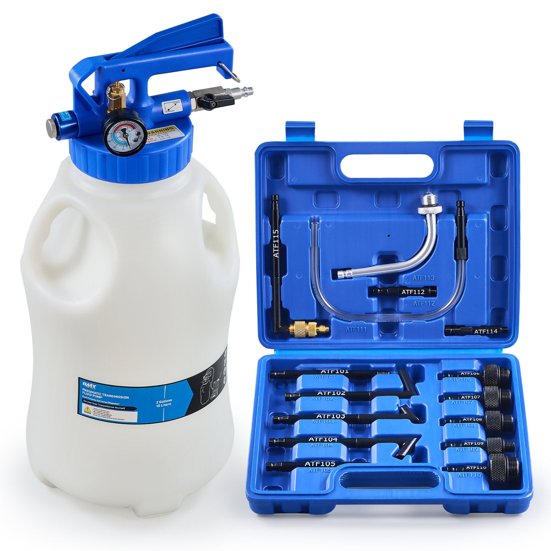 Pressure Brake Bleeder with Hose and European Adapter 2.5L - OMT ...