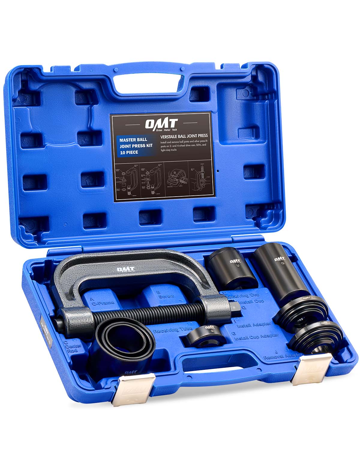 Heavy Duty Ball Joint Press & U Joint Removal Tool Kit with 4wd Adapte ...