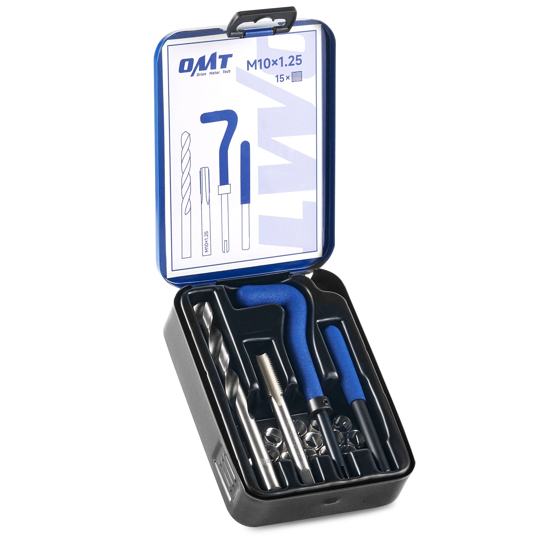 48 Piece Universal Rethreading Kit Thread Restorer Tool Set - OMT ...