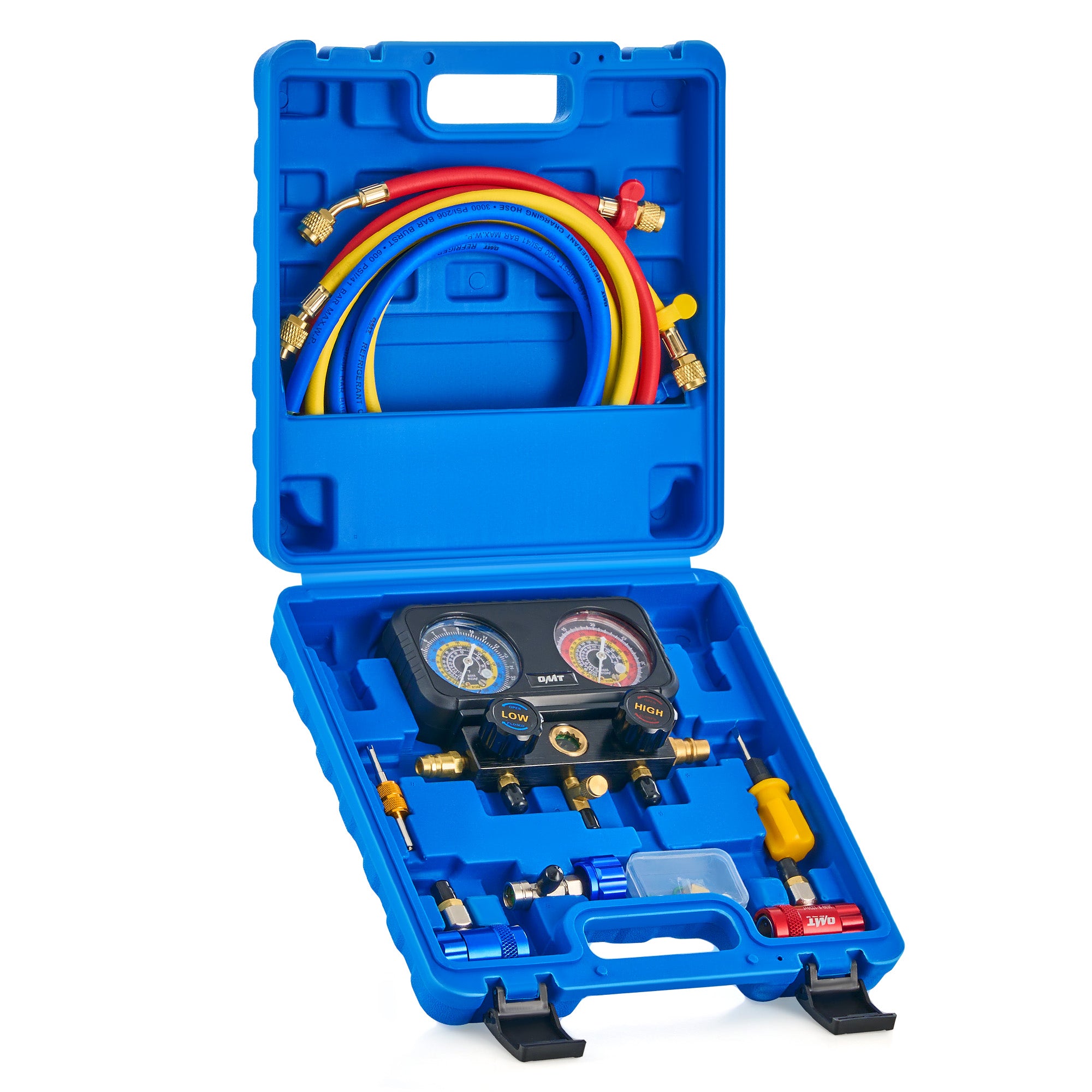 Automotive AC Manifold Gauge Set for R12 R22 R502 R134a Refrigerant ...