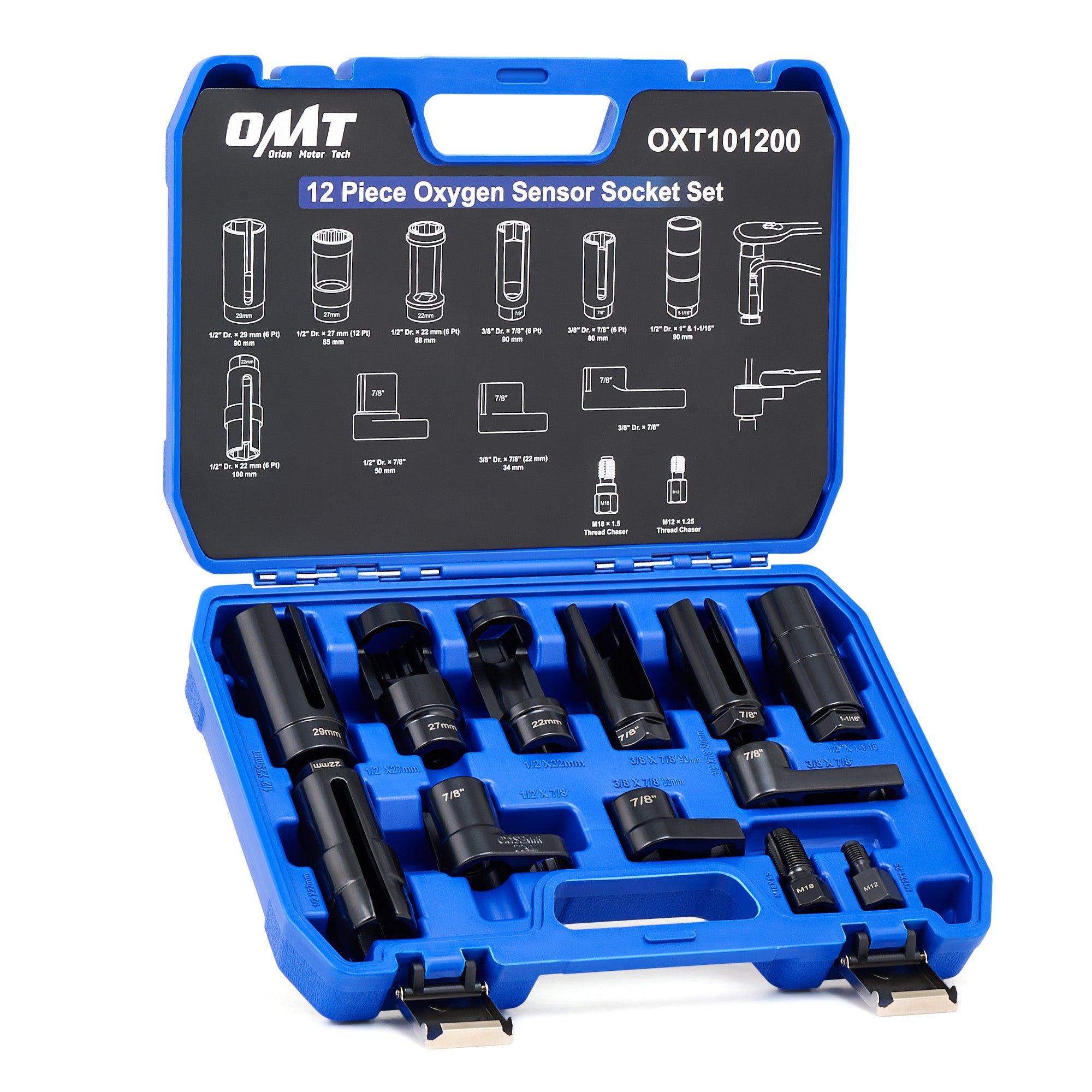 Heavy Duty Bearing Splitter Tool Kit with Blue Case - OMT – OrionMotorTech