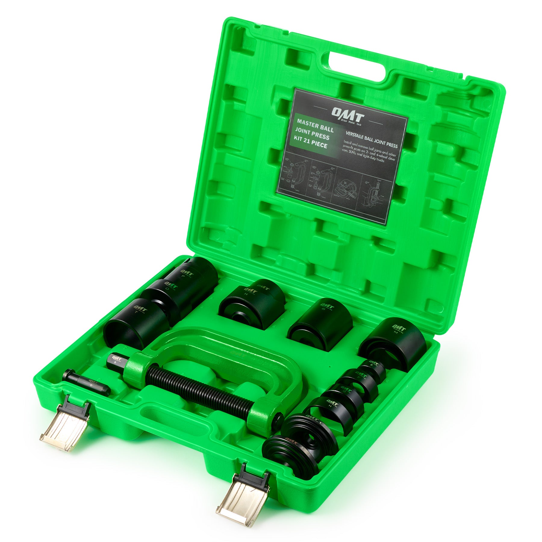 OMT 21 Pc Ball Joint Press Kit - Remove and Install Press Fit Joints ...