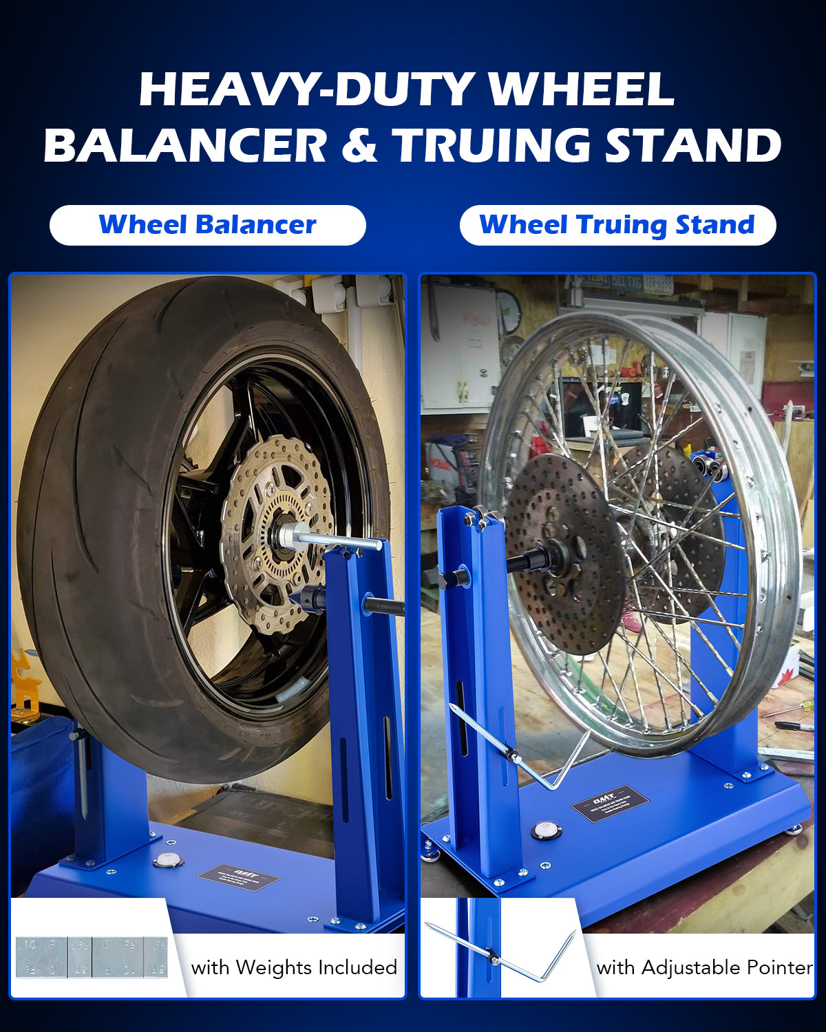 Motorcycle Wheel Balancer & Truing Stand - Orion Motor Tech ...