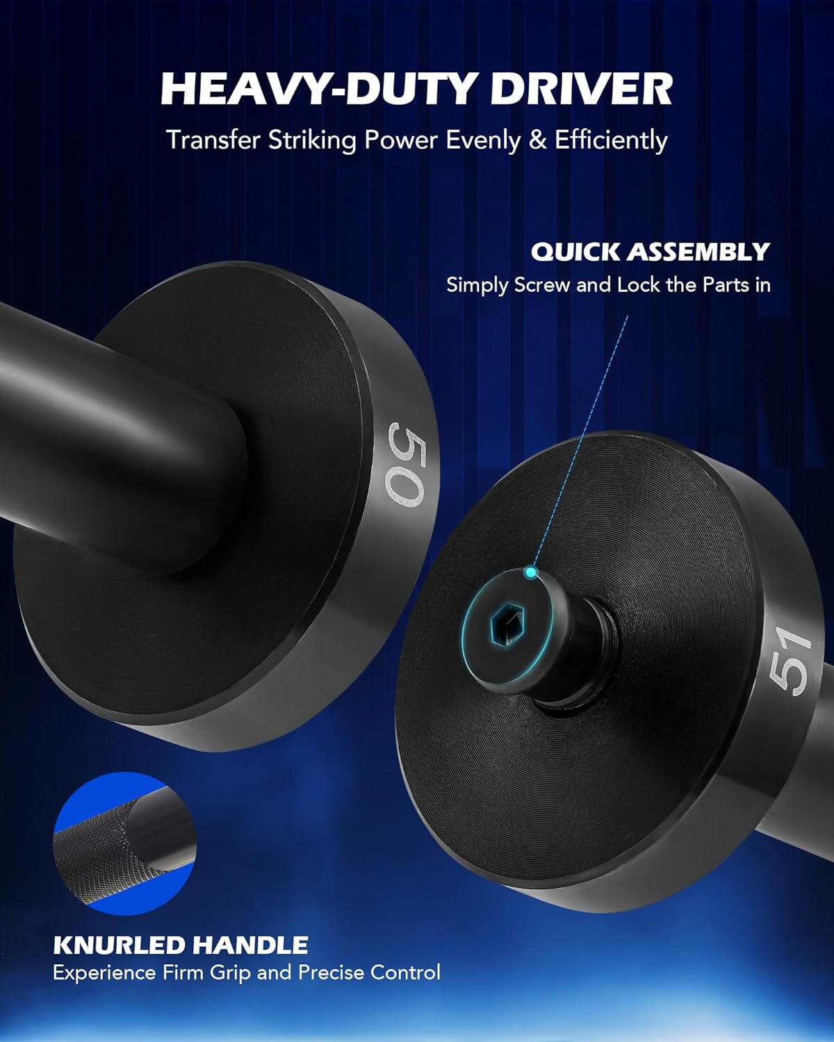 2 in 1 Blind Hole Bearing Puller & Bushing Press Kit, Complete Bearing ...