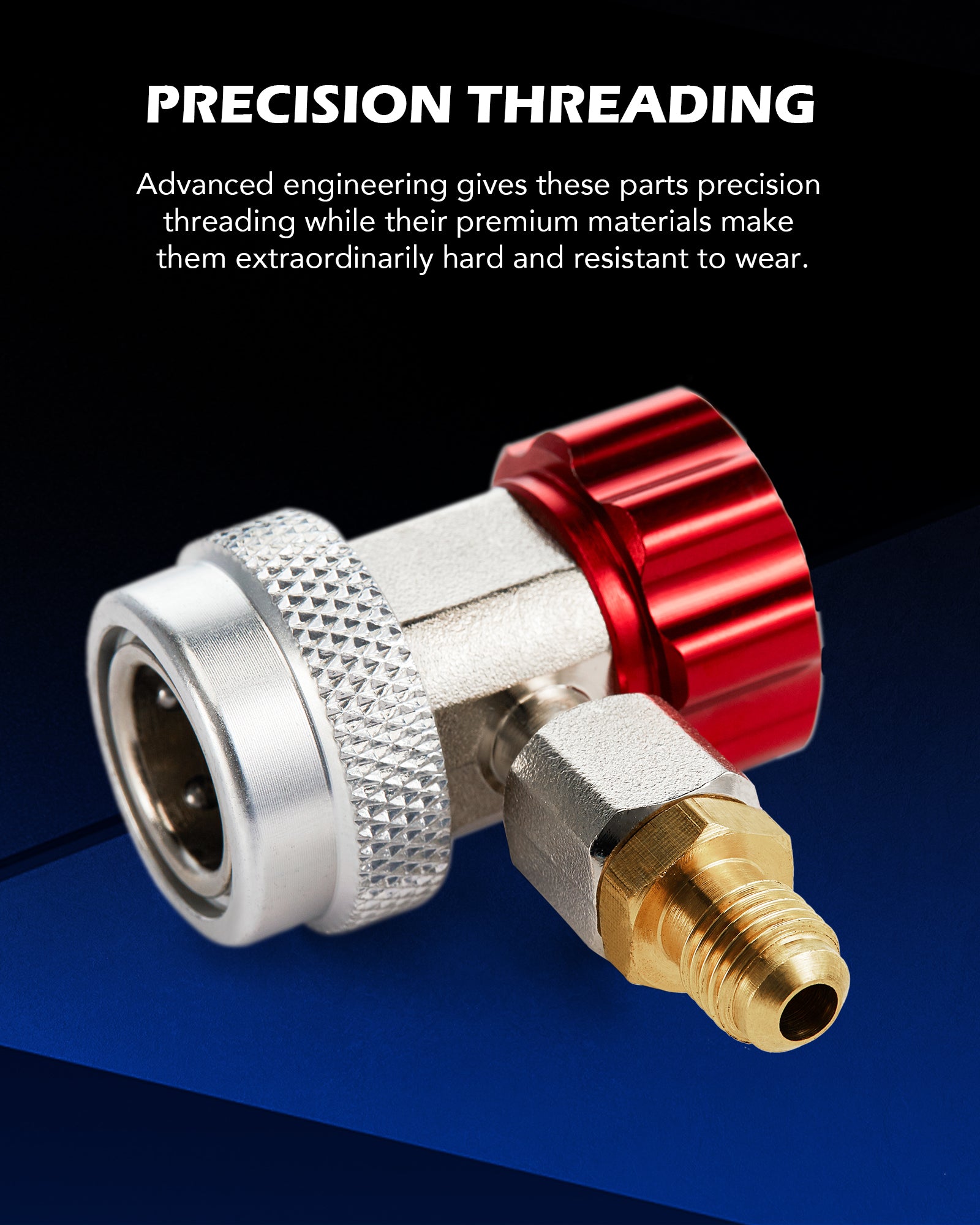 R134a Quick Coupler Adapters, R134a Manifold Gauge Adapters and Hose F ...