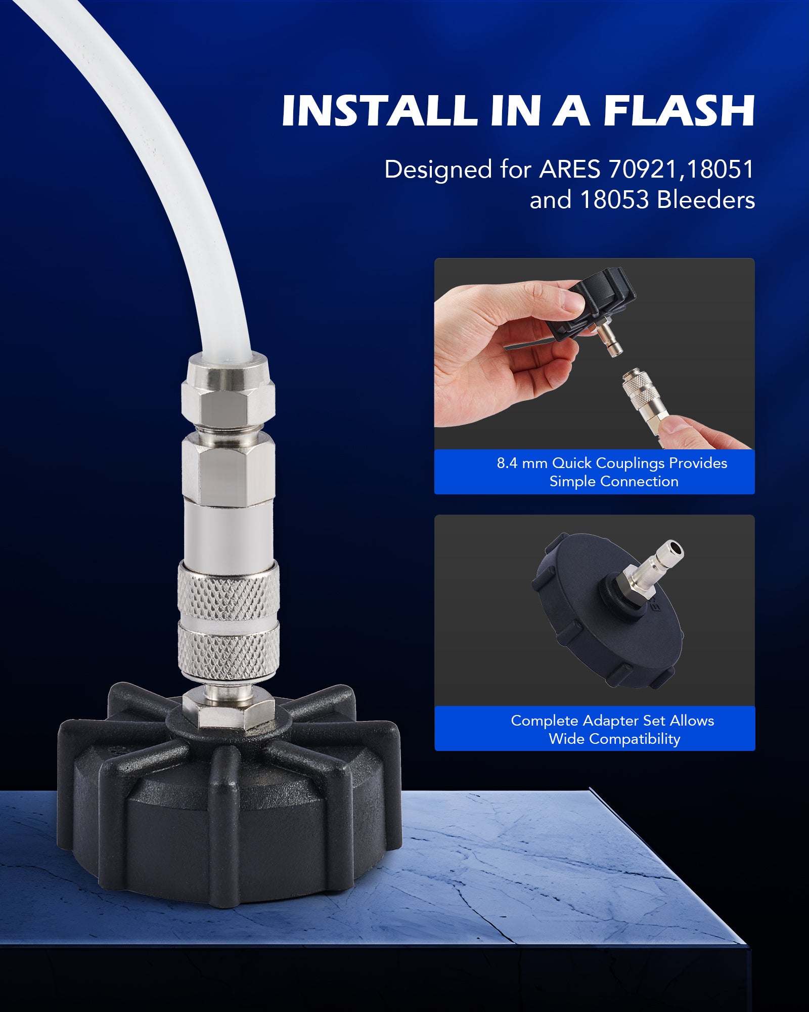 Pressure Brake Bleeder with Hose and European Adapter 2.5L - OMT ...