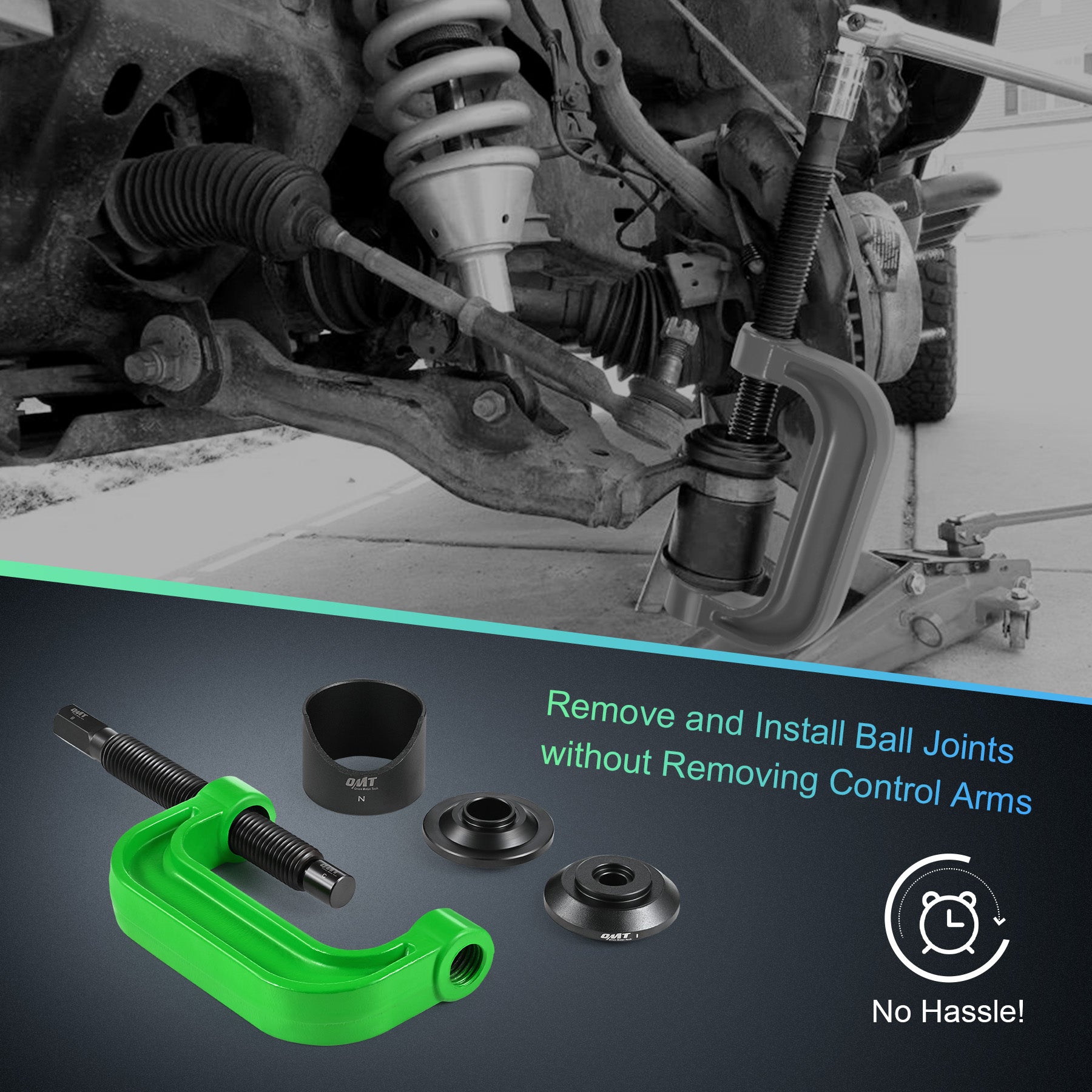 OMT 21 Pc Ball Joint Press Kit - Remove and Install Press Fit Joints ...