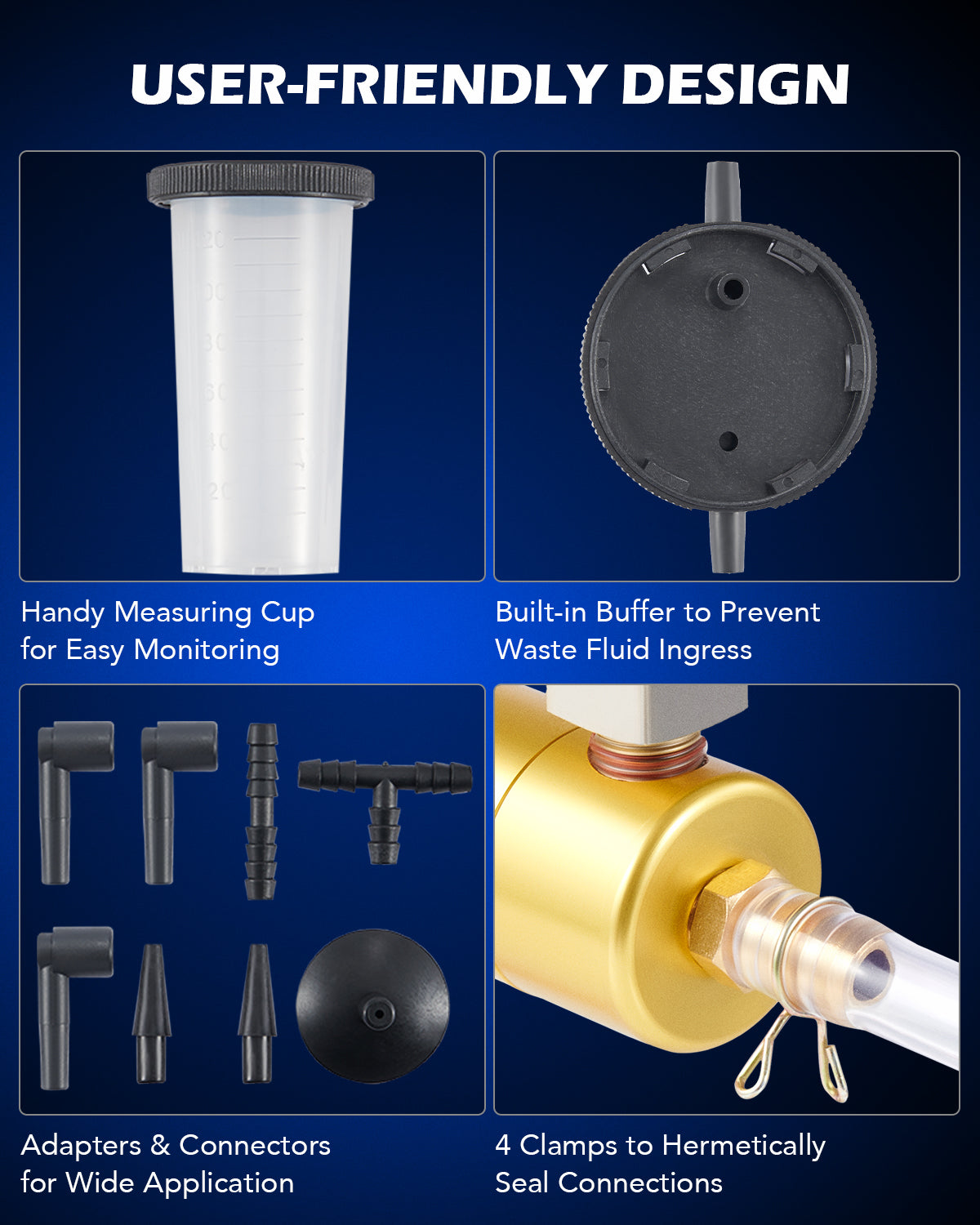 Pressure Brake Bleeder with Hose and European Adapter 2.5L - OMT ...