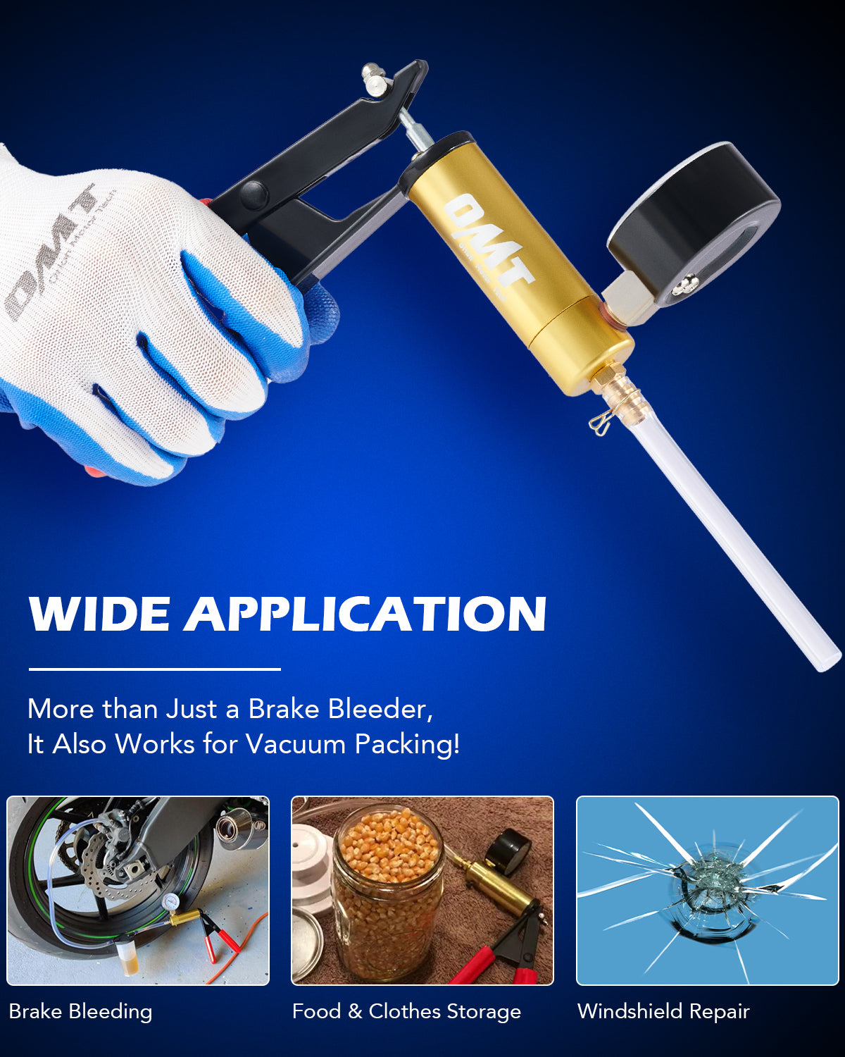 Pressure Brake Bleeder with Hose and European Adapter 2.5L - OMT ...