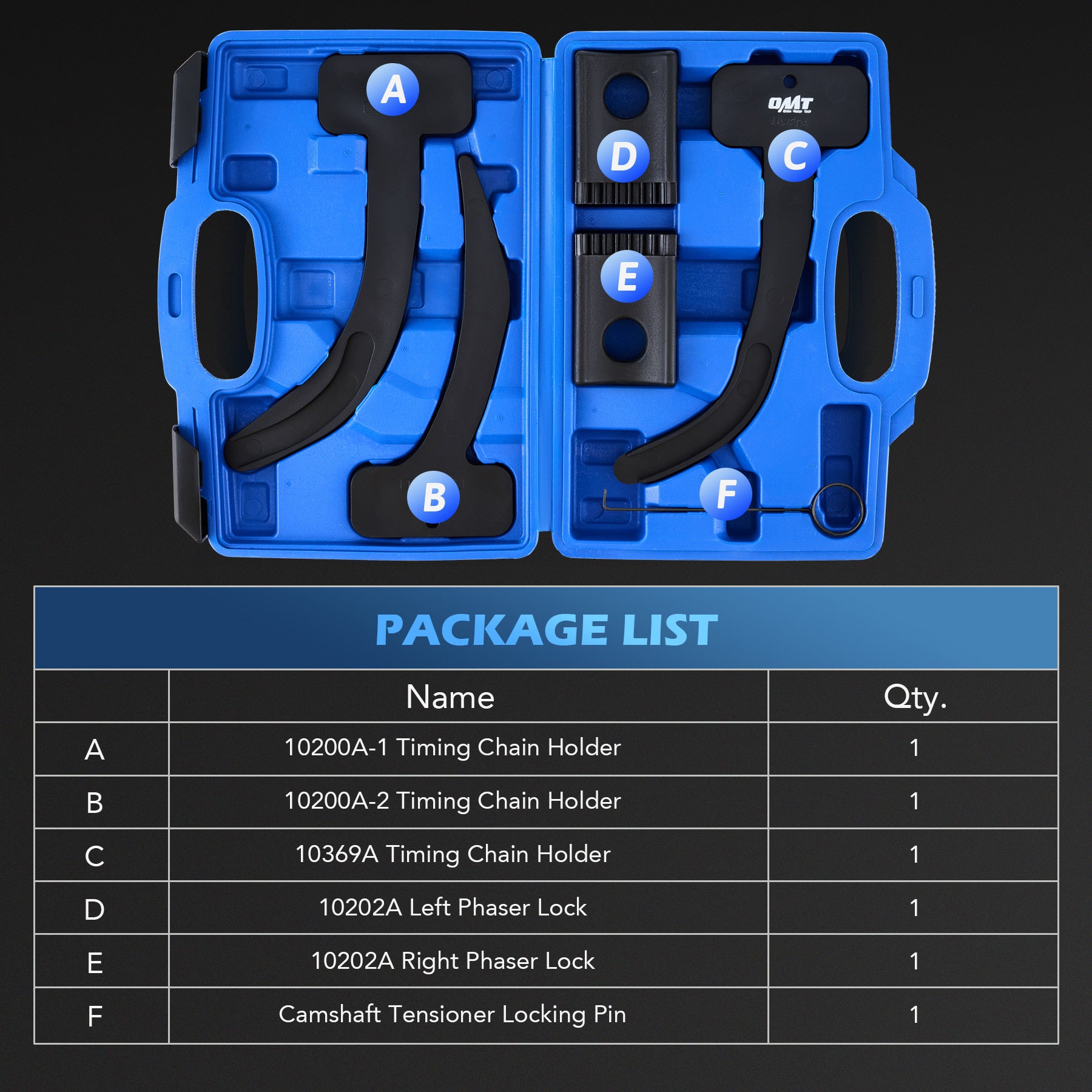 3.6 Pentastar Timing Tool Kit, Camshaft Holding Tools - OMT – OrionMotorTech