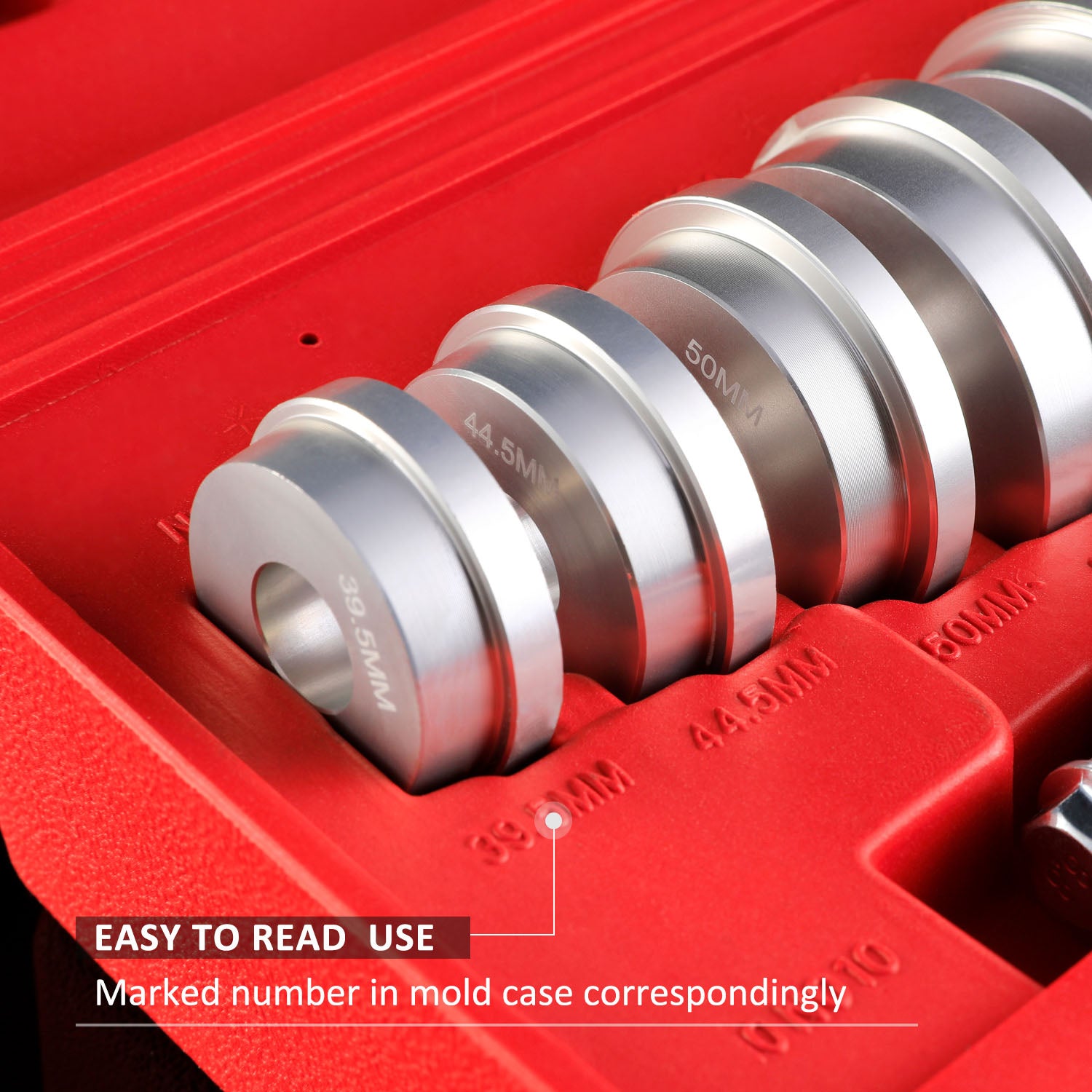 Bearing Race and Seal Bushing Driver Install Set, Red Case – OrionMotorTech