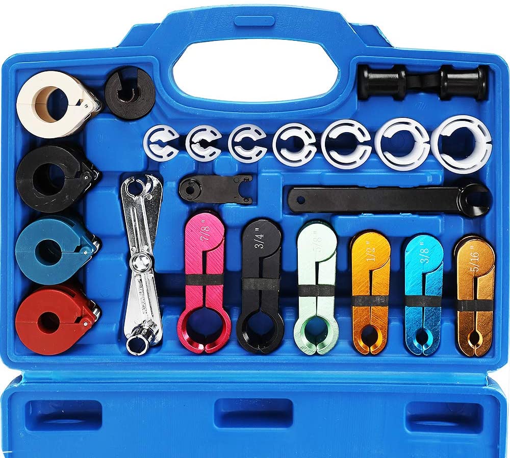 Fuel Line Disconnect Tool,22pcs Cooler Line Quick Disconnect Tool Kit ...