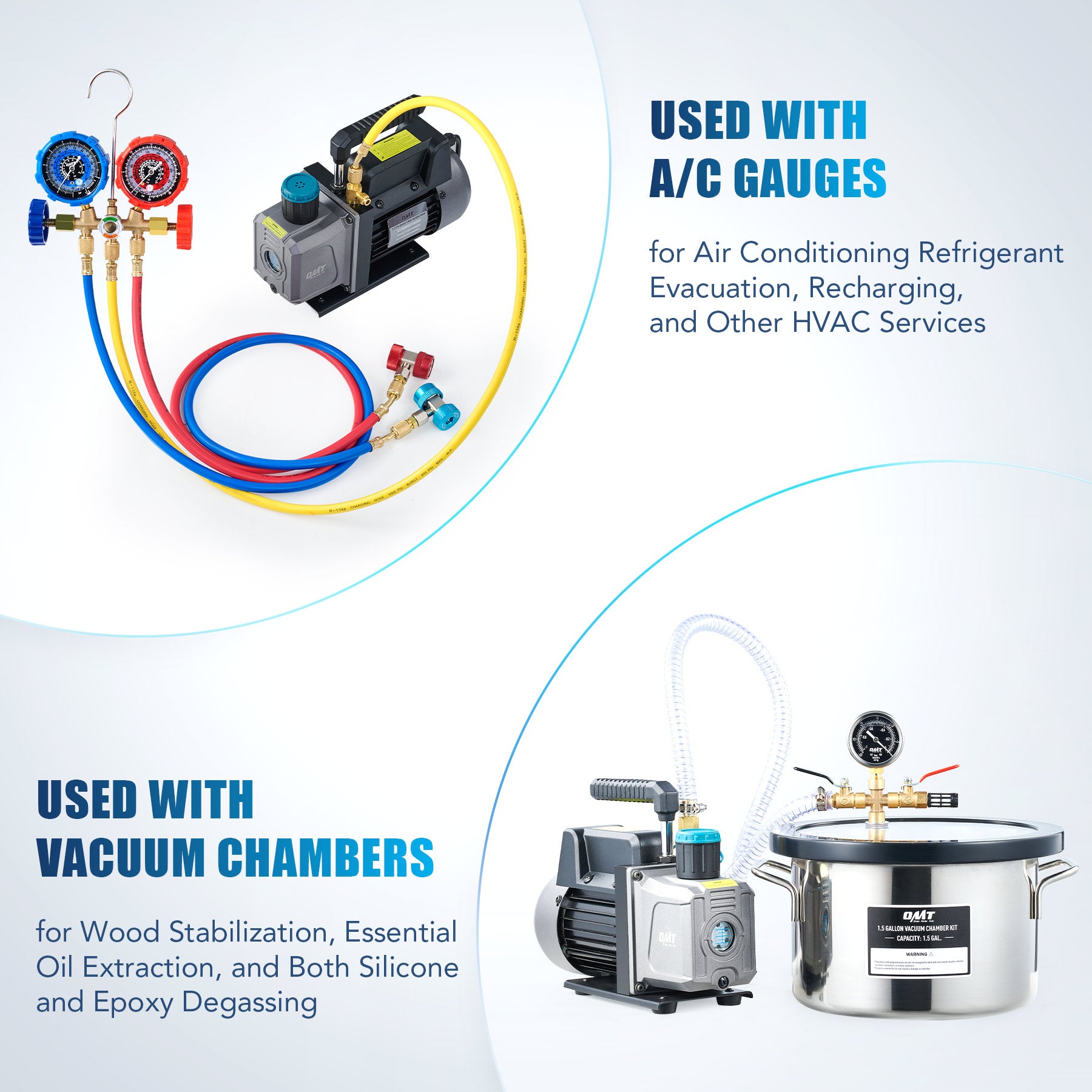 4.5cfm 1/3hp 110V HVAC Vacuum Pump - Orion Motor Tech – OrionMotorTech