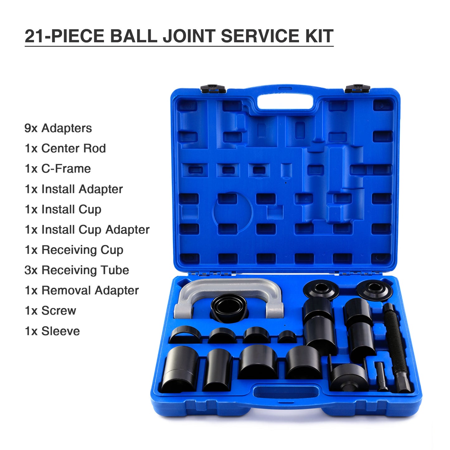 21PCS Master Ball Joint Press,Upper and Lower Ball Joint Removal Tool ...